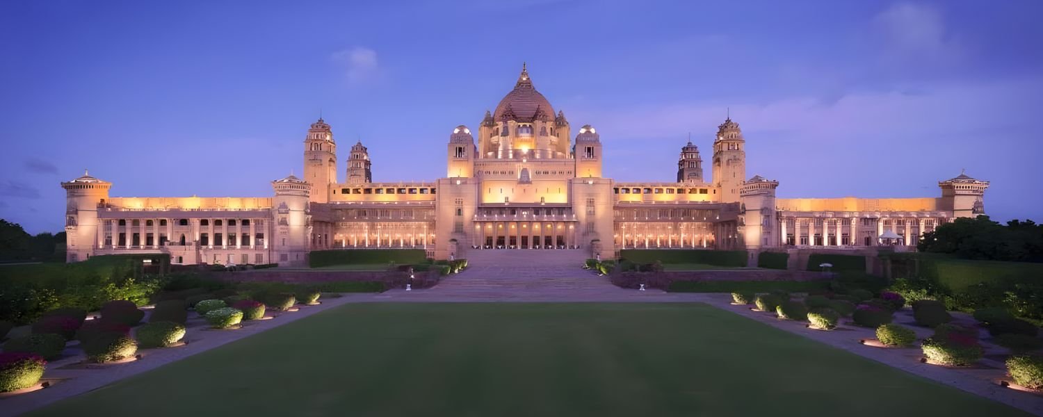 The Building of the Umaid Bhawan Palace in Jodhpur