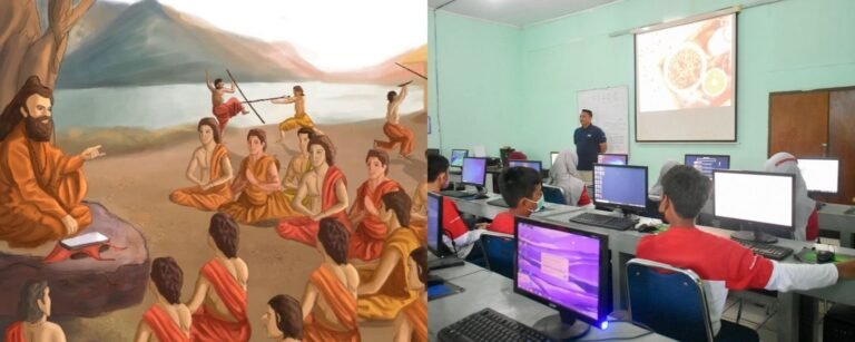 The difference between ancient education and modern education lies in ...