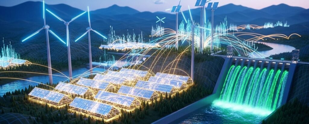 This involves the production of energy from renewable sources, such as ...